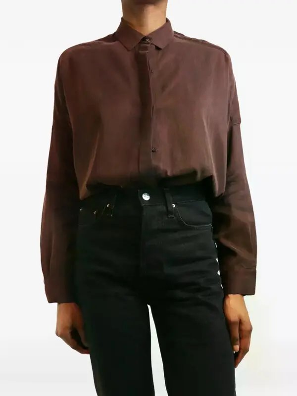 SESSUN Satin Finish Long-sleeve Shirt