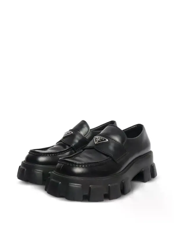 Prada Monolith Platform Loafers