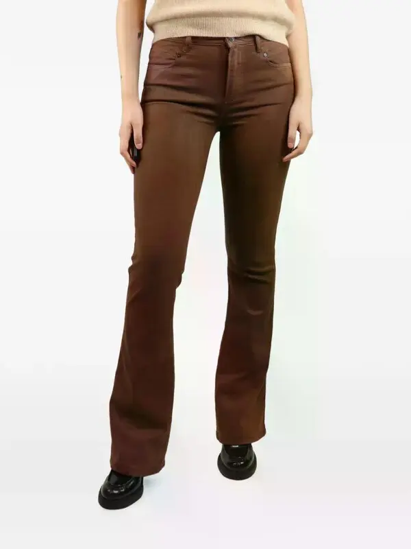 Paige Flared High-rise Jeans
