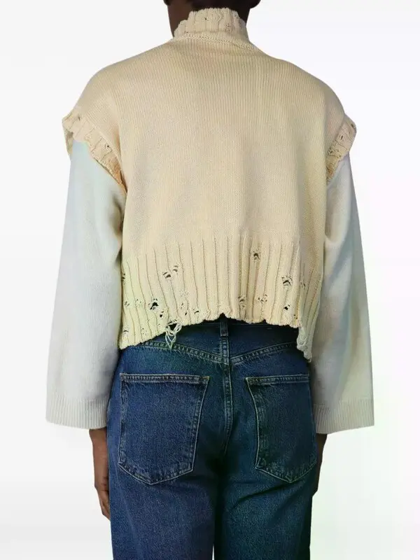 Marni Distressed Knitted Vest