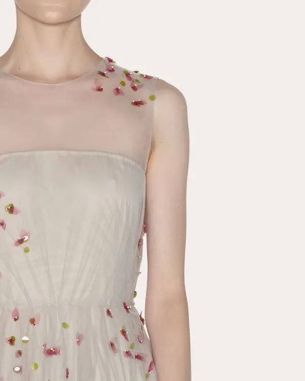 LIA COHEN Embrace Beaded Tulle Gown