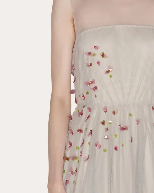 LIA COHEN Embrace Beaded Tulle Gown
