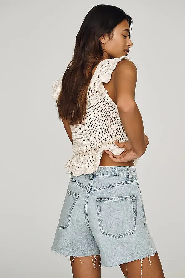 REFORMATION Saige High-rise Denim Shorts