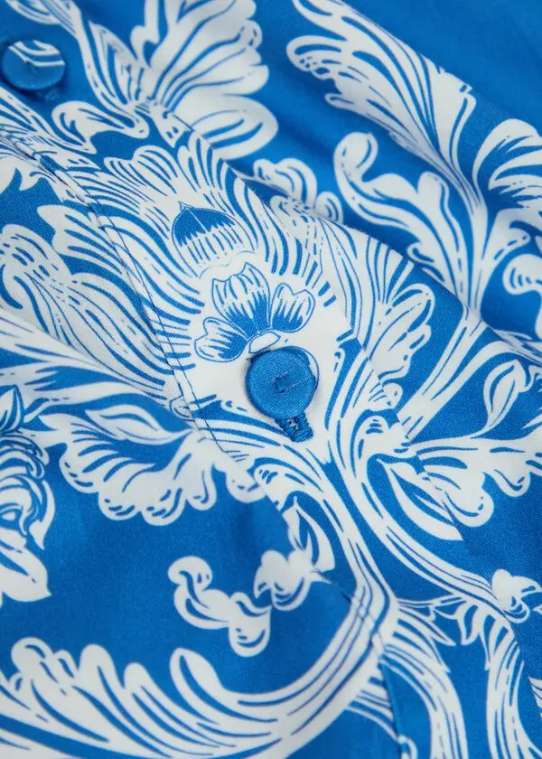 Borgo De Nor Biba Printed Cotton Maxi Dress