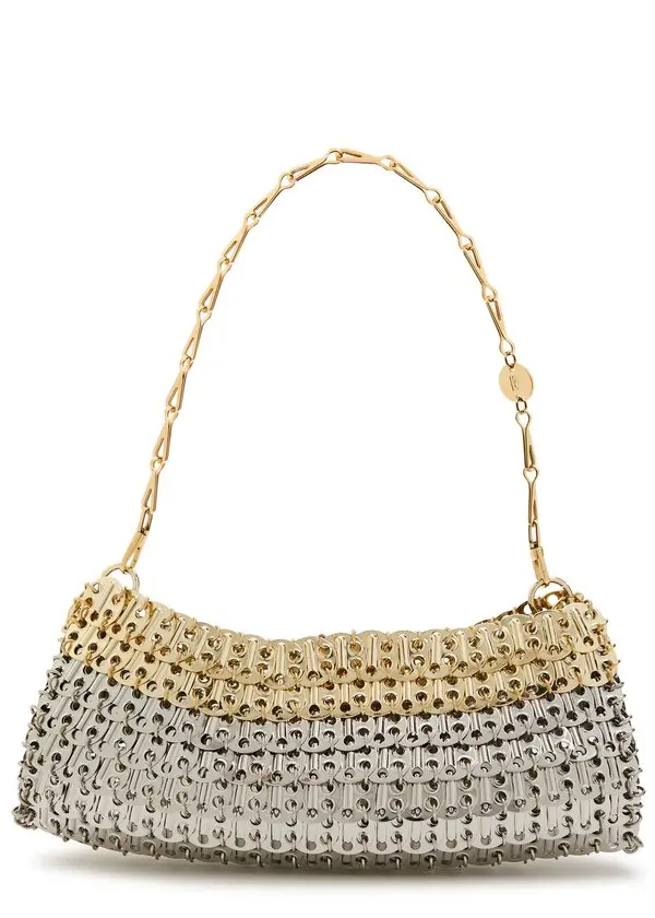 Rabanne 1969 Skyline Two-tone Disc Shoulder Bag