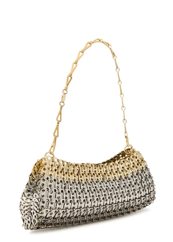 Rabanne 1969 Skyline Two-tone Disc Shoulder Bag