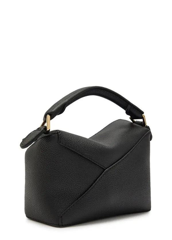 Loewe Puzzle Edge Mini Grained Leather Top Handle Bag