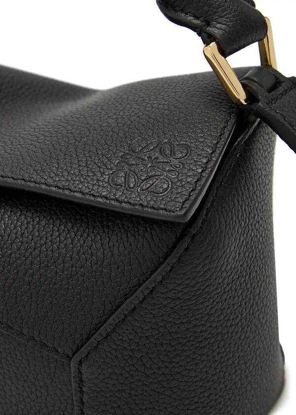 Loewe Puzzle Edge Mini Grained Leather Top Handle Bag