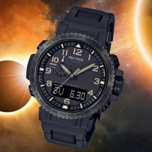 Casio Solar Powered Analog/digital Combo Watch