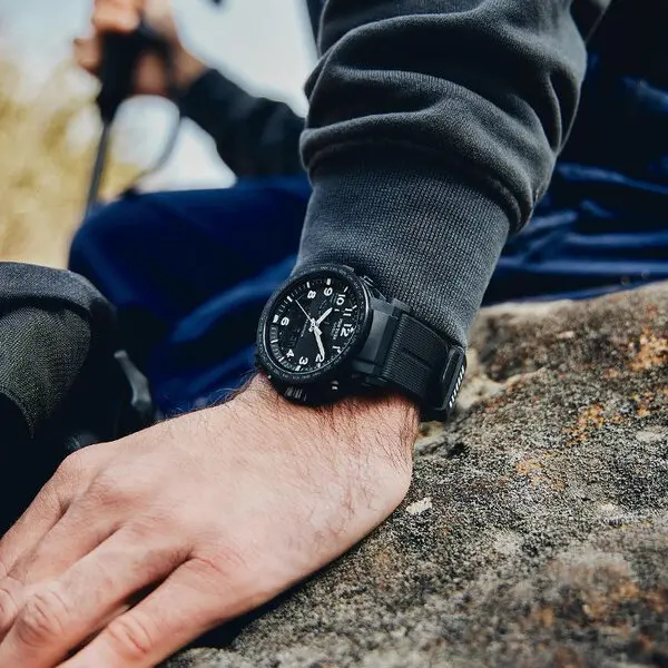 Casio Solar Powered Analog/digital Combo Watch