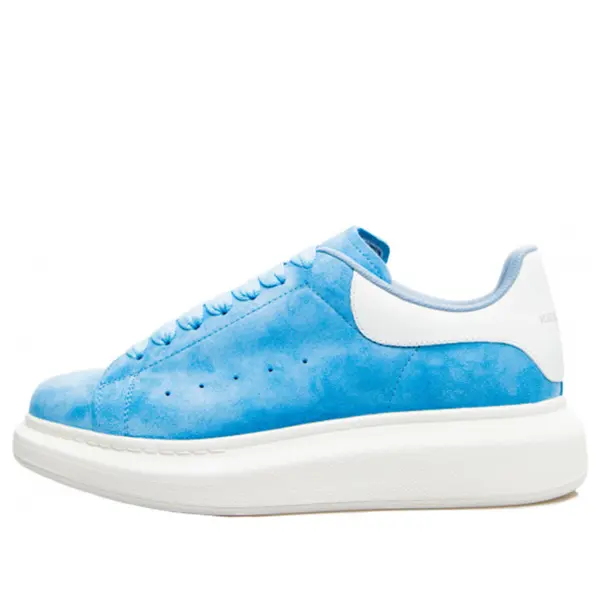Alexander McQueen Suede Oversized Sneaker - Blue