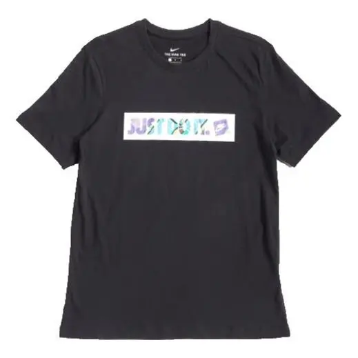 Nike Athleisure Casual Sports Short Sleeve Tee - Black