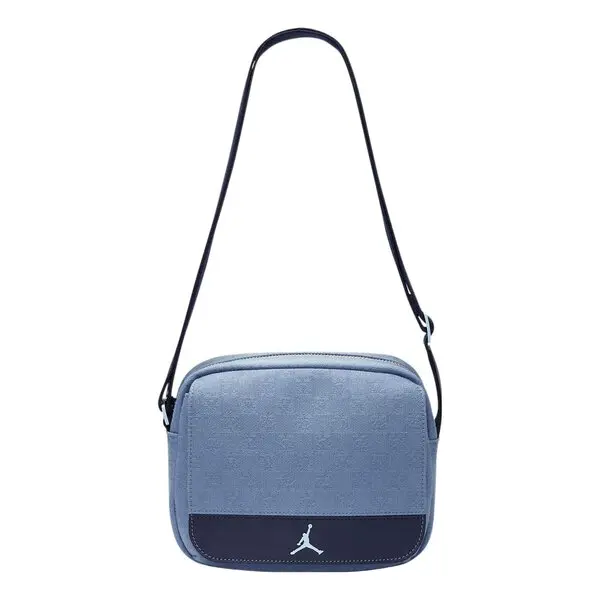 JORDAN Monogram Crossbody Bag - Blue