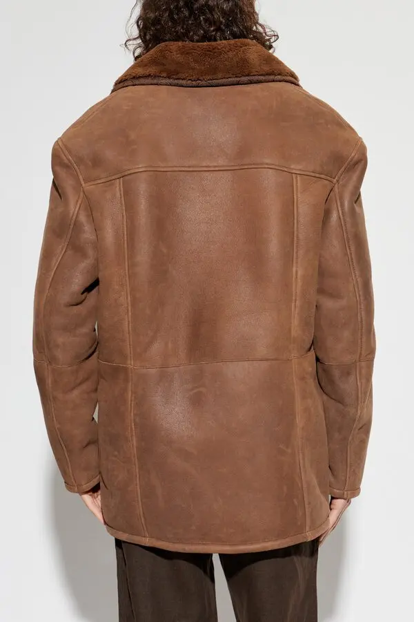 Etro Sheepskin Coat With Pockets