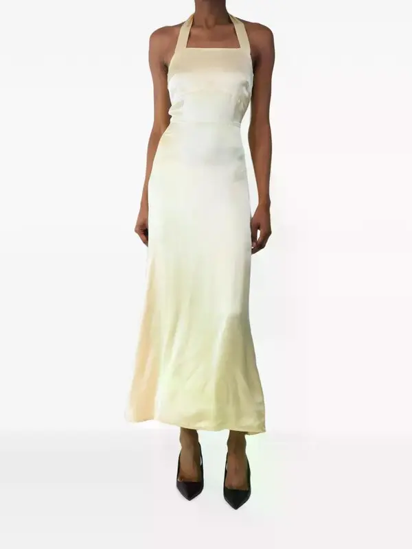 Albus Lumen Square-neck Maxi Dress
