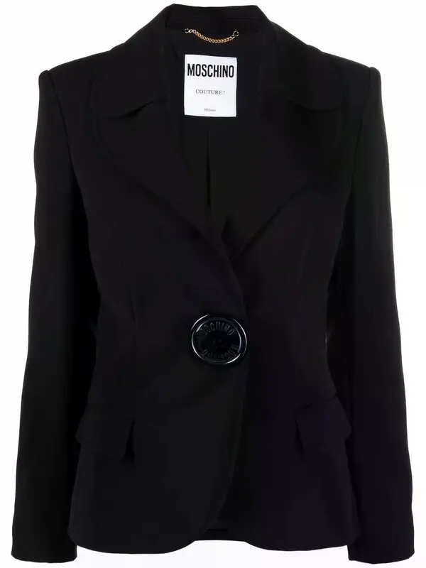 Moschino Oversized Button Tailored Blazer