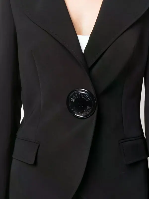 Moschino Oversized Button Tailored Blazer