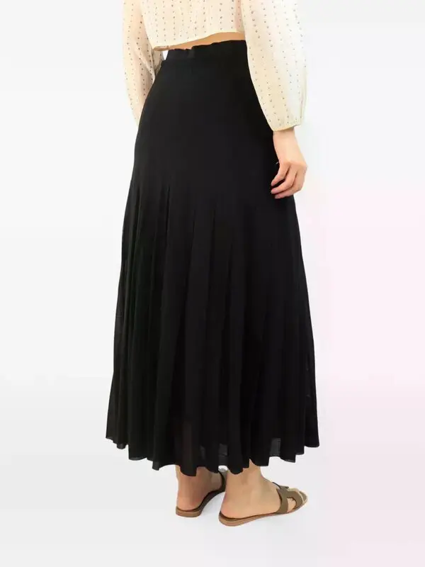 JIL SANDER Pleated Midi Skirt