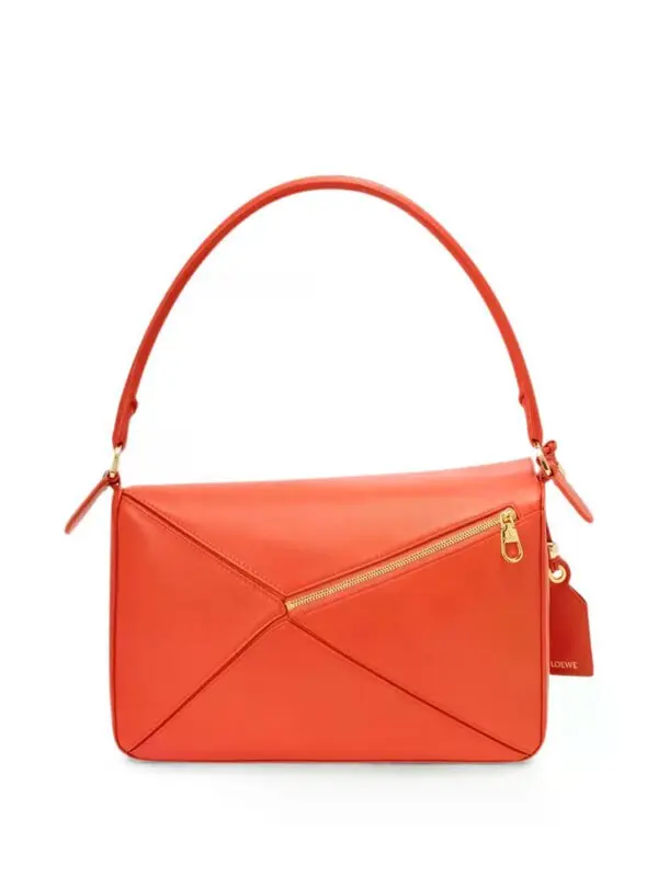 Loewe Deep Saffron Lamb Leather Bag - Orange