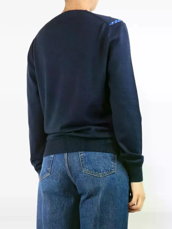 Alexander McQueen Wool Crew Neck Sweater
