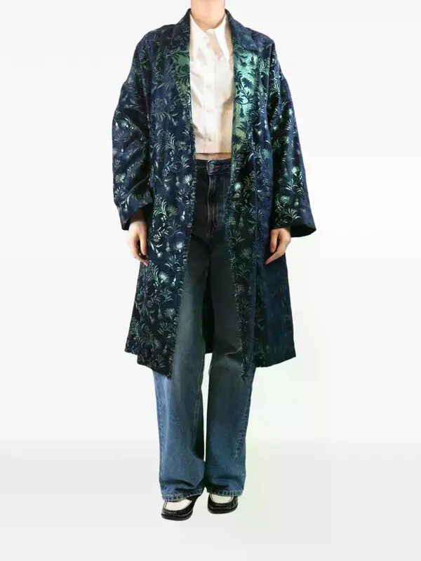 KRISTINA TI Lurex Jacquard Coat