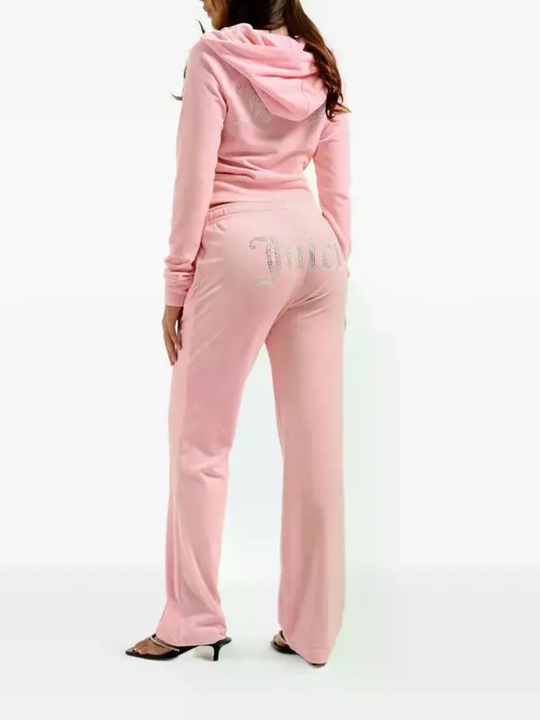 Juicy Couture Diamanté Velour Track Pants