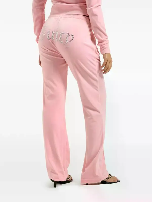 Juicy Couture Diamanté Velour Track Pants