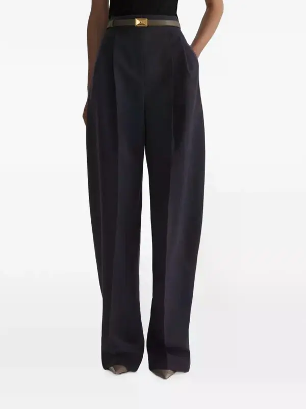 MUGLER High-waisted Straight Leg Pants