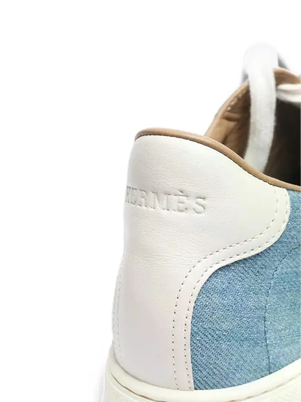 Hermès H Logo Denim Sneakers