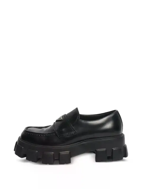 Prada Monolith Platform Loafers
