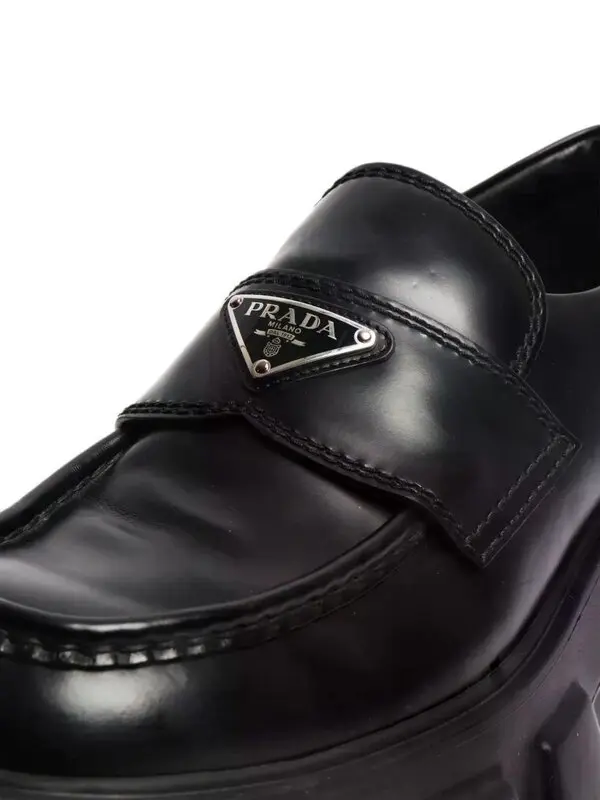 Prada Monolith Platform Loafers