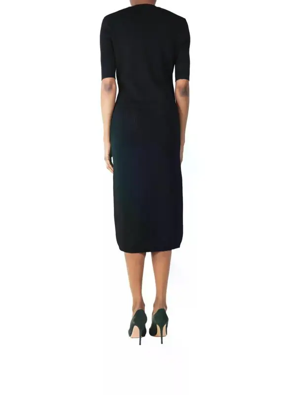 Altuzarra Button-front Rib-knit Midi Dress