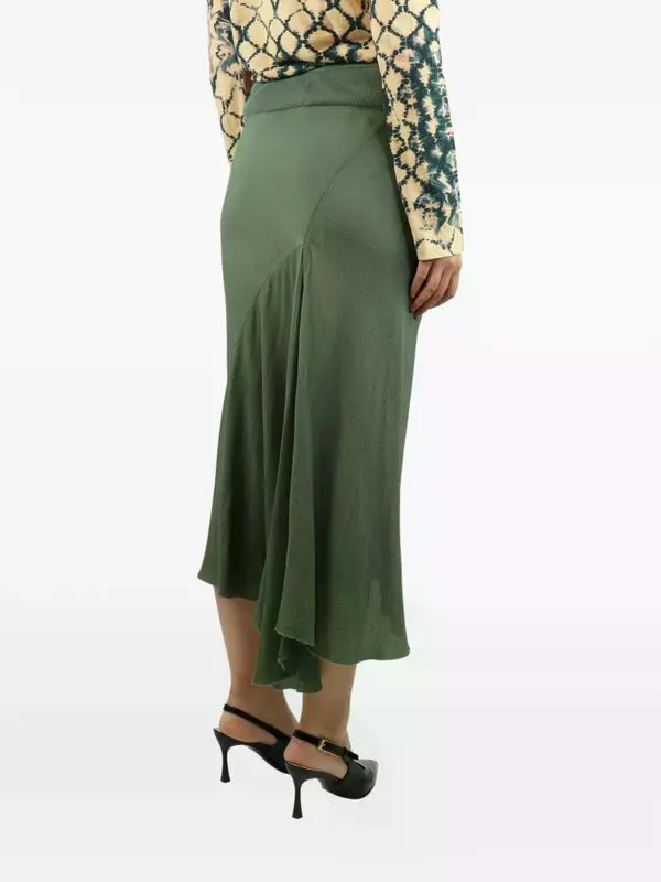 Rick Owens Asymmetric Midi Skirt