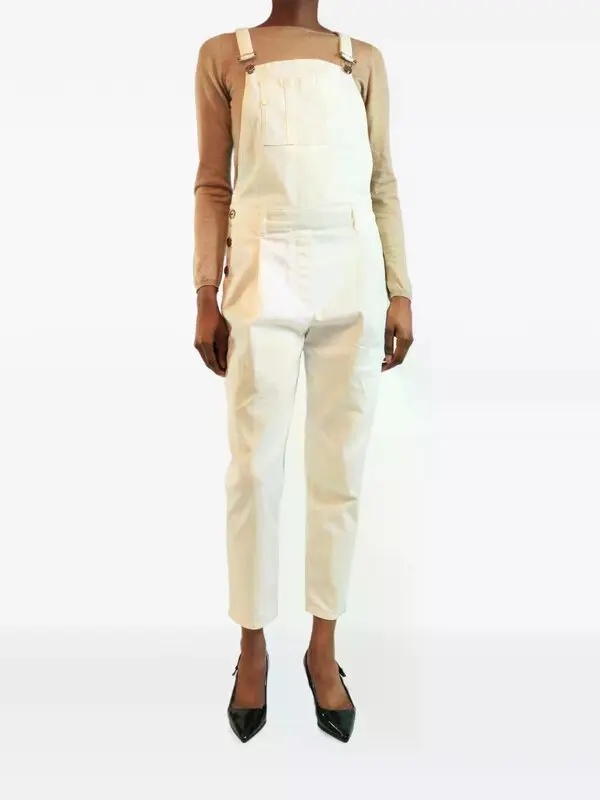 Brunello Cucinelli Straight-leg Jumpsuit - Neutrals