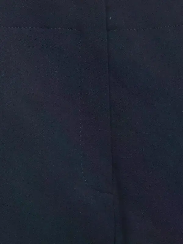 Missoni Navy Wool Straight-leg Tailored Trousers