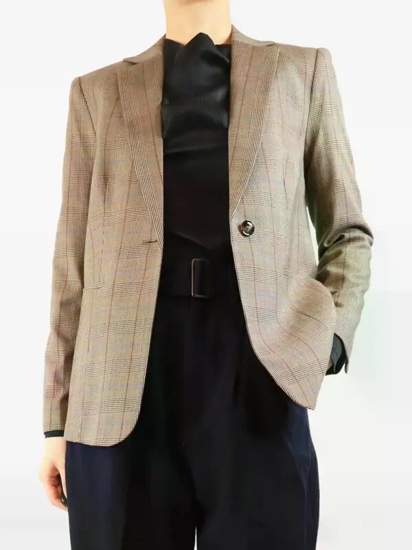 FRAME Check-pattern Blazer