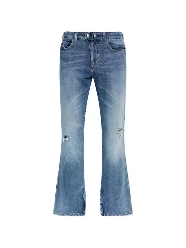 DIESEL® Distressed Flared Jeans