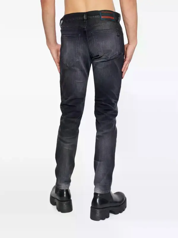 DIESEL® D-strukt Faded-effect Jeans - Grey