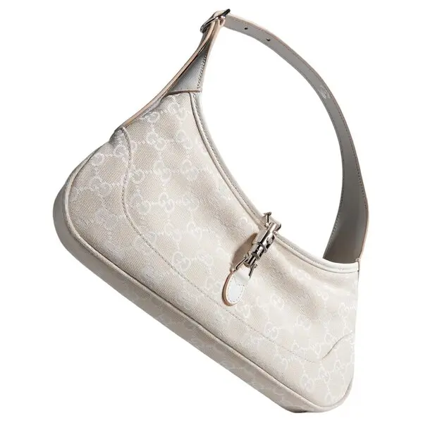 Gucci Jackie Slim Shoulder Bag - White