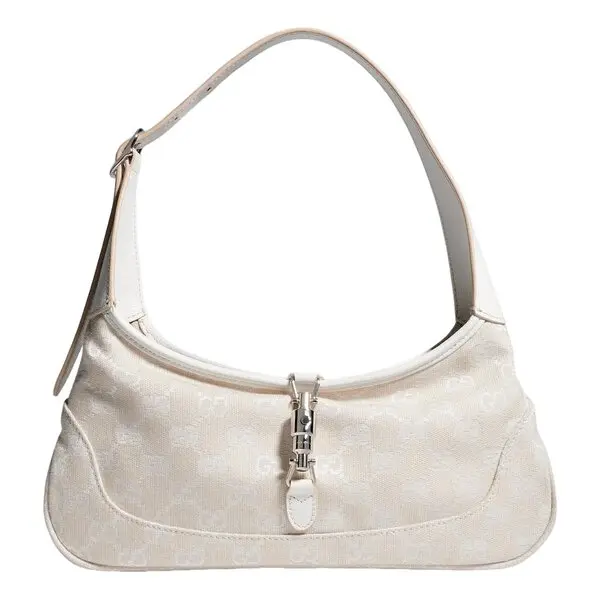 Gucci Jackie Slim Shoulder Bag - White