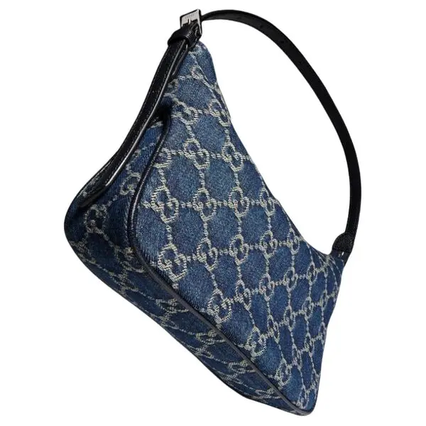 Gucci Lady Lunetta Small Shoulder Bag - Dark Blue