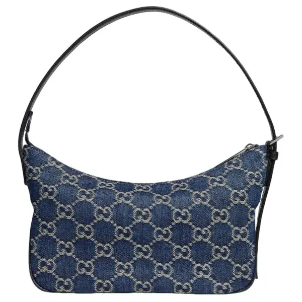 Gucci Lady Lunetta Small Shoulder Bag - Dark Blue
