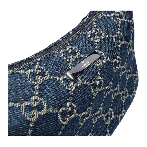 Gucci Lady Lunetta Small Shoulder Bag - Dark Blue