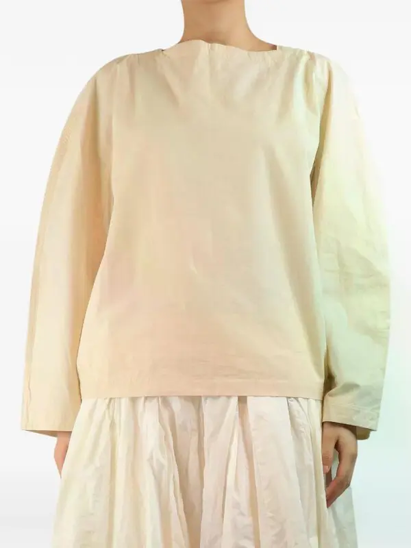 SONO Boat-neck Long-sleeve Top