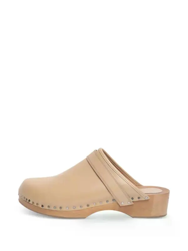 ISABEL MARANT VINTAGE Studded Leather Clogs