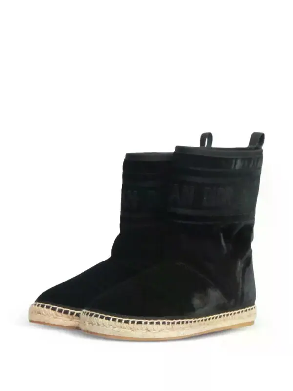 Dior Granville Velvet Ankle Boots