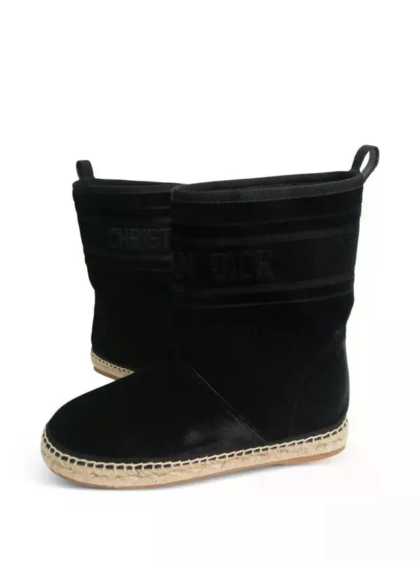 Dior Granville Velvet Ankle Boots