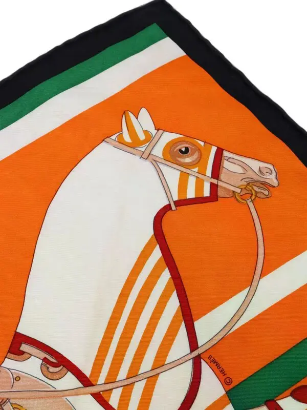 Hermès Cheval A La Couverture Square Scarf