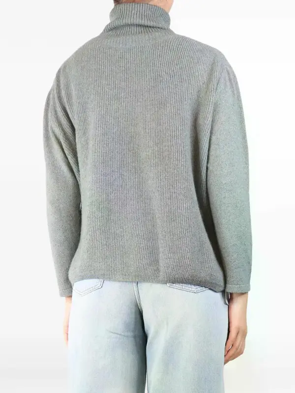 Fedeli Ribbed Roll-neck Sweater