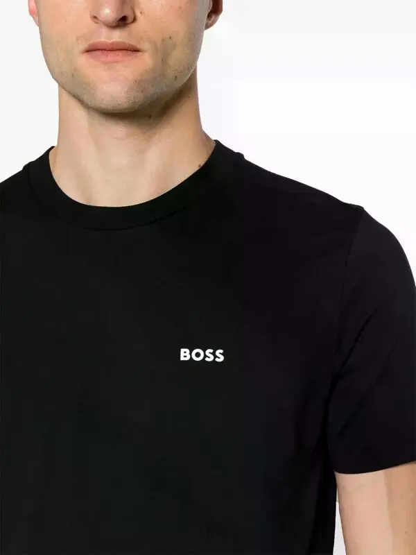 BOSS Logo-print Cotton T-shirt